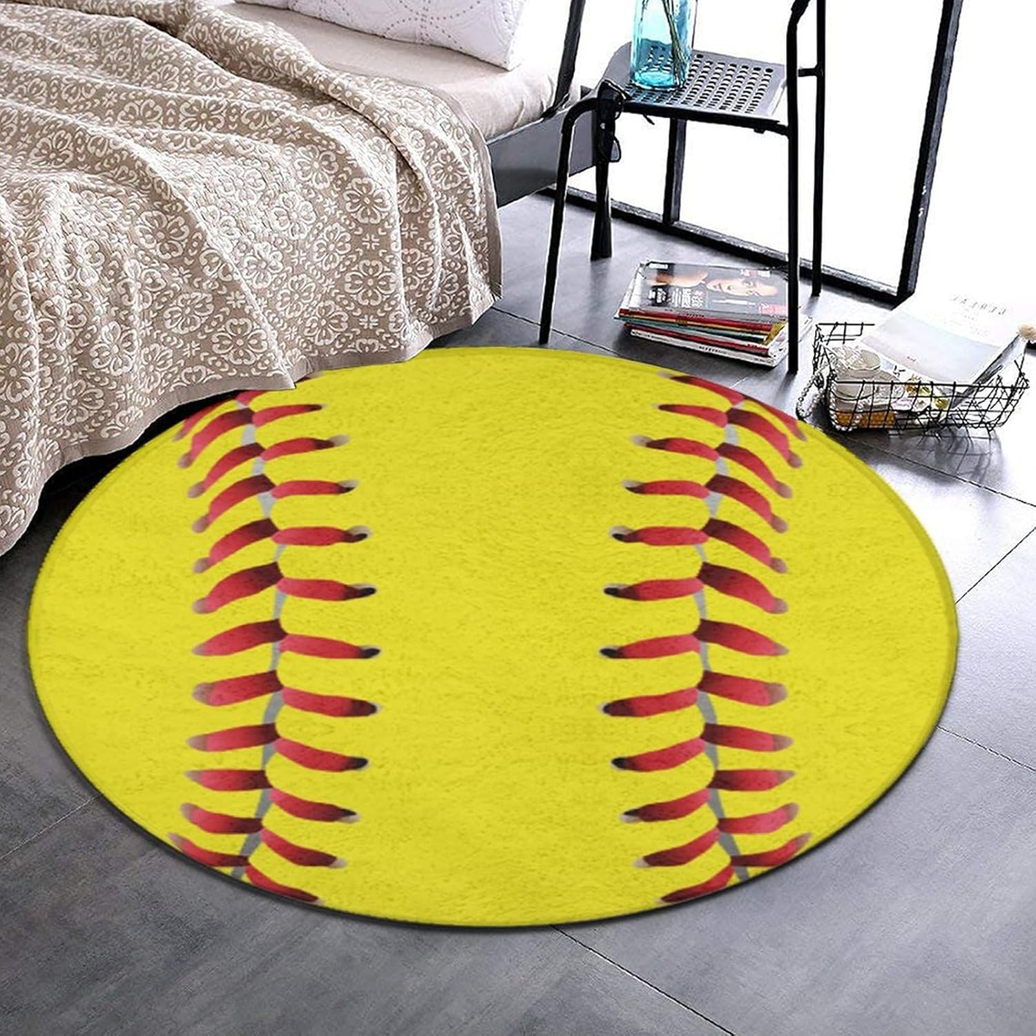 Amazon.com: Modern and Cute Bedroom Area Rugs with Non Slip Bottom ...