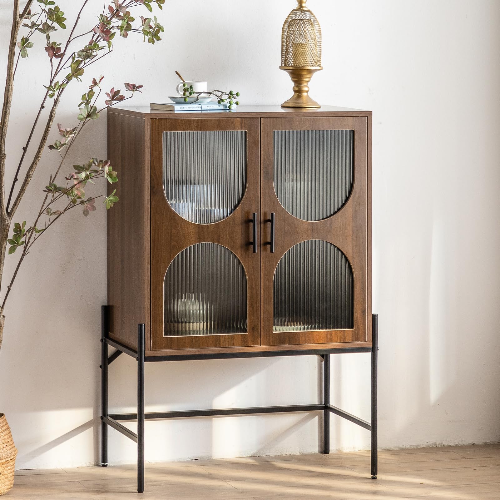 Amazon.com: MATICO Wooden Pantry Storage Cabinet, 41.3"(H), Tall Pantry ...