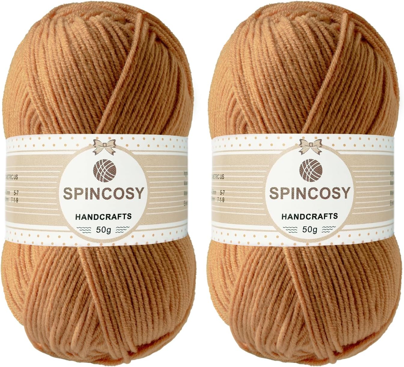 Amazon.com: 2 Pcs Crochet Yarn, Feels Soft 280 Yards Assorted Colors ...