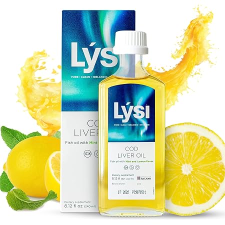 Amazon.com: Lysi Omega-3 Fish Oil Lemon Flavor | 1600 mg Omega-3s Per ...