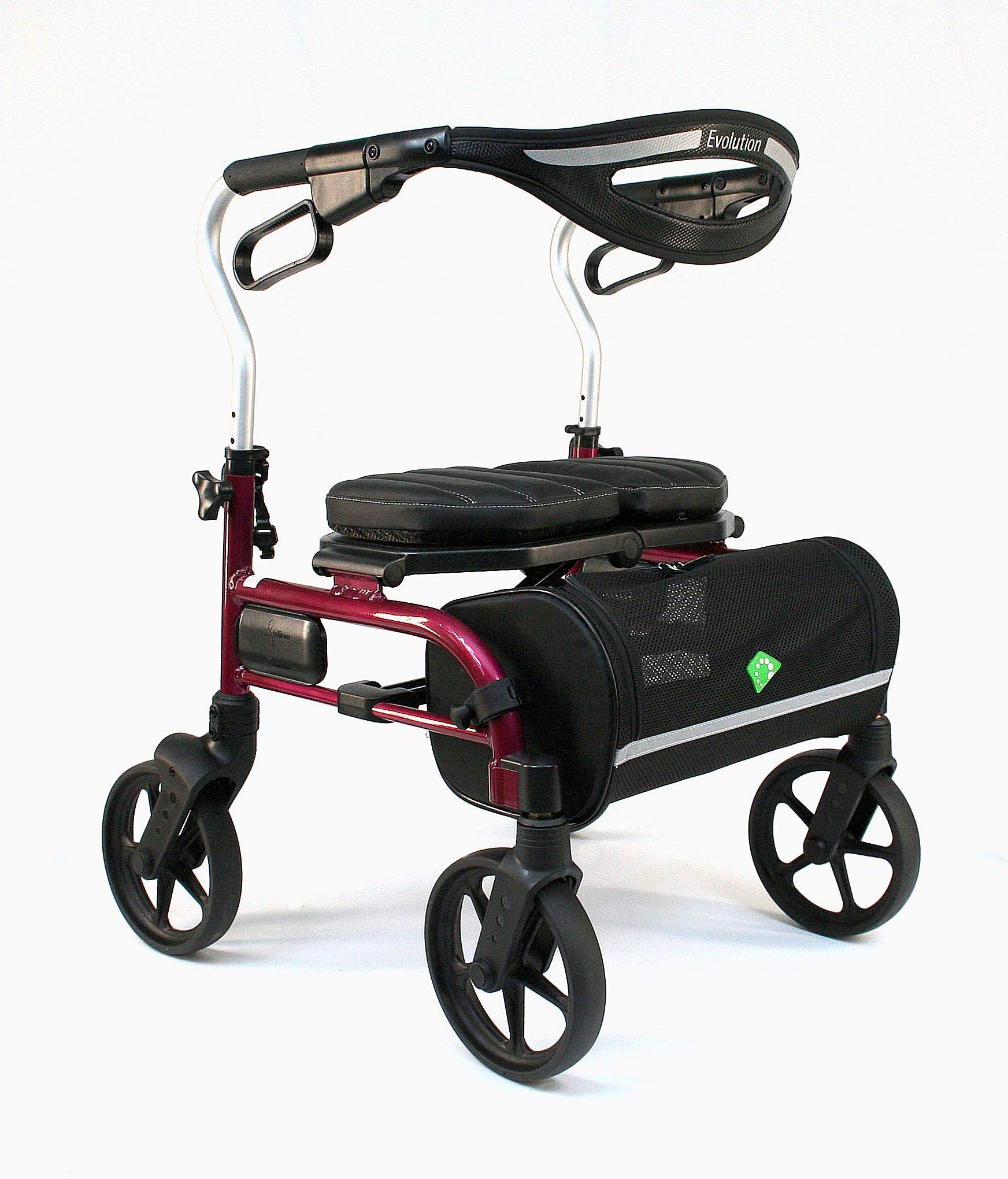 Evolution Trillium Lightweight Walker Rollator with Seat, Wheels ...