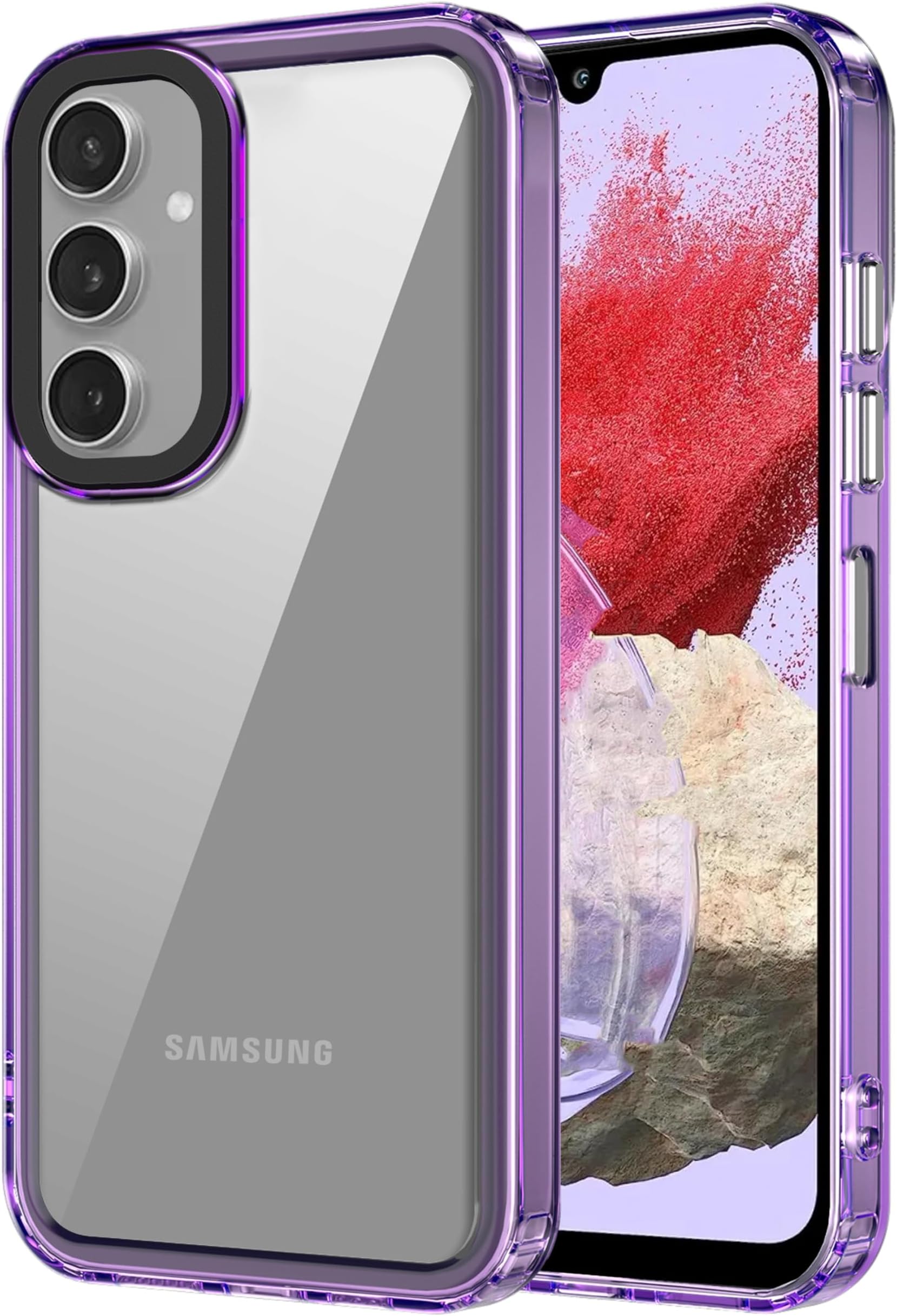 Amazon Basics Back Case Cover for Samsung Galaxy F34 5G (TPU + PC ...