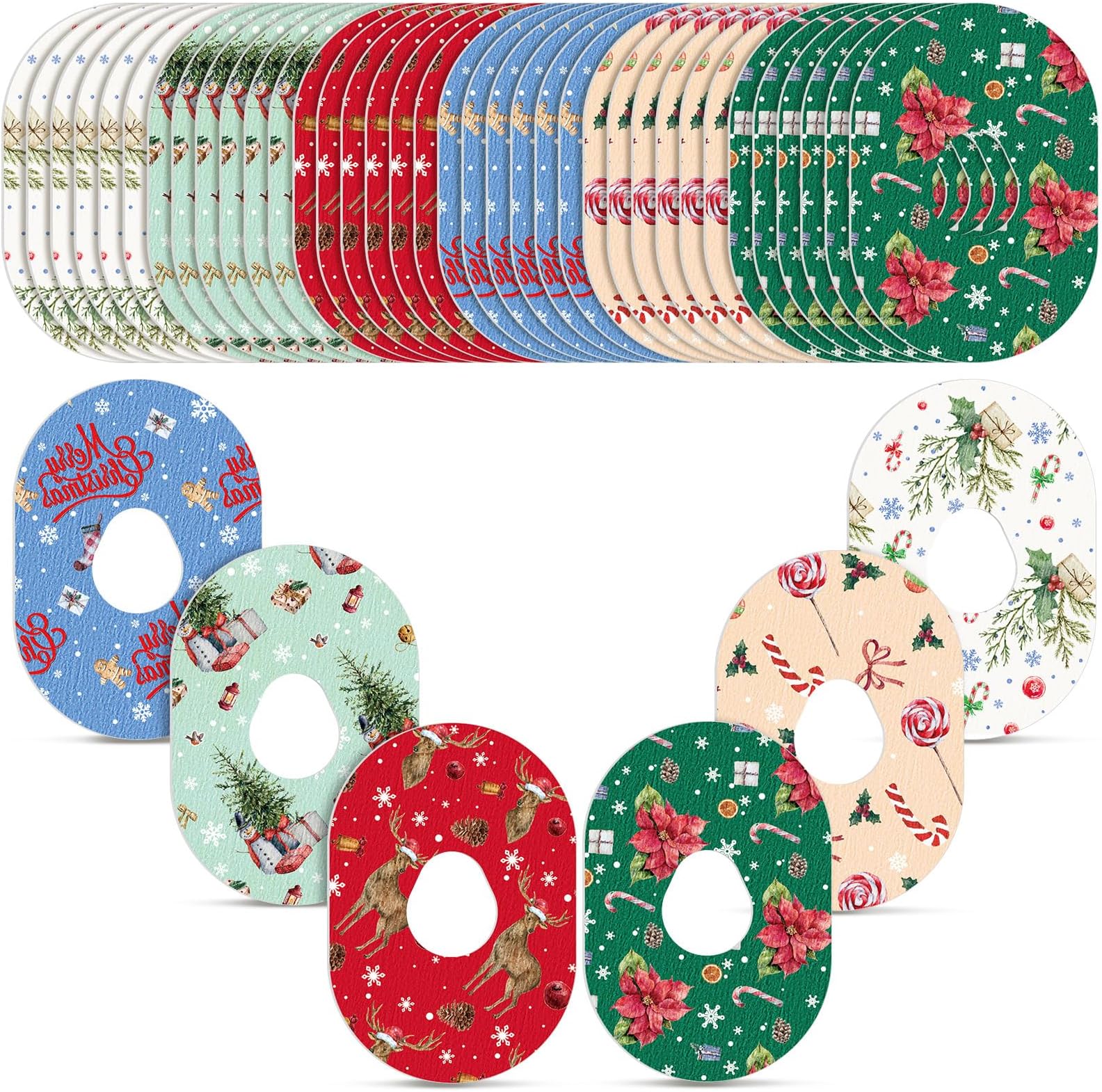 Amazon.com: Timgle 36 Pcs G7 Christmas Adhesive Patch Compatible with ...