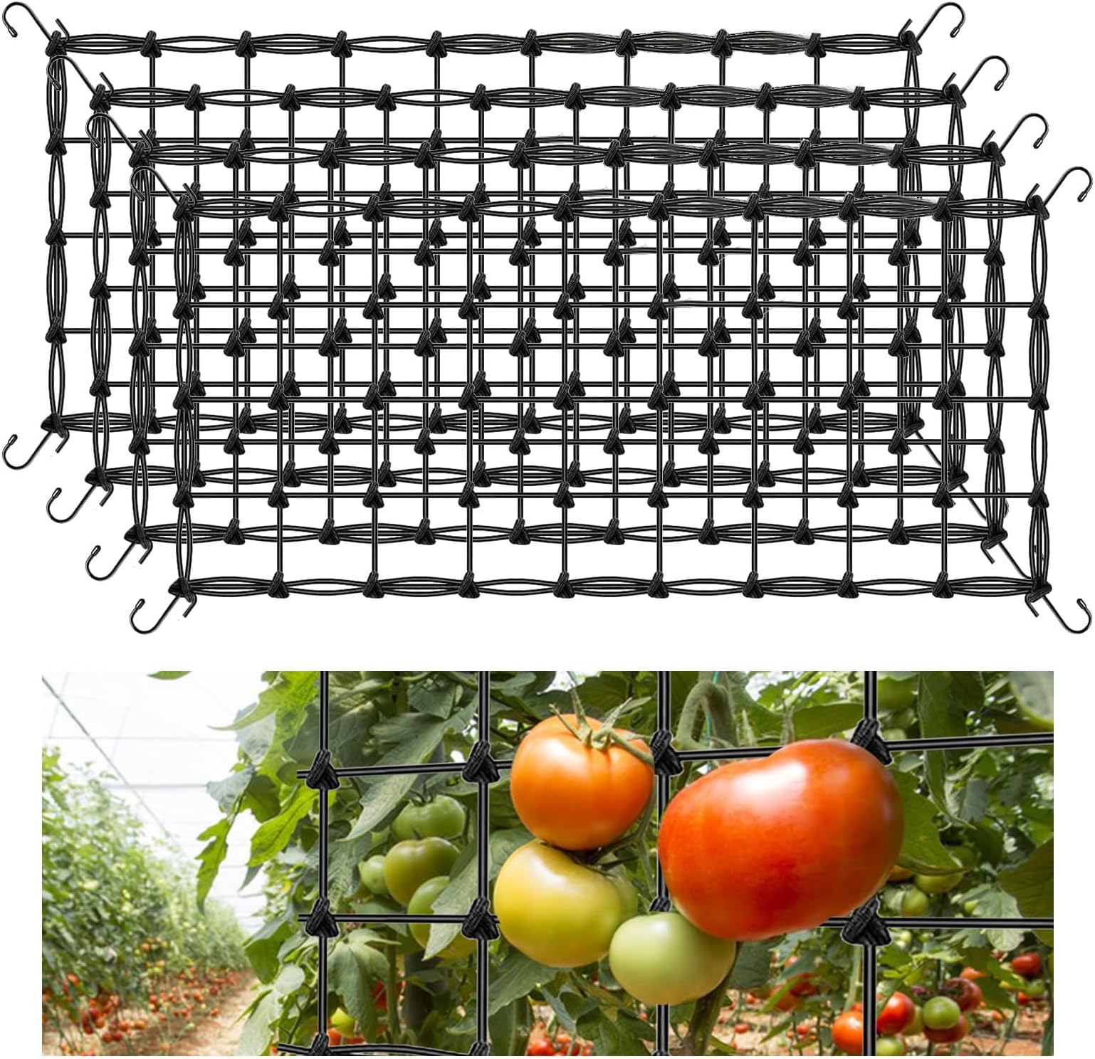 Amazon.com : 4PCS Grow Tent Net, Flexible Net Trellis Fits 2x2ft and ...