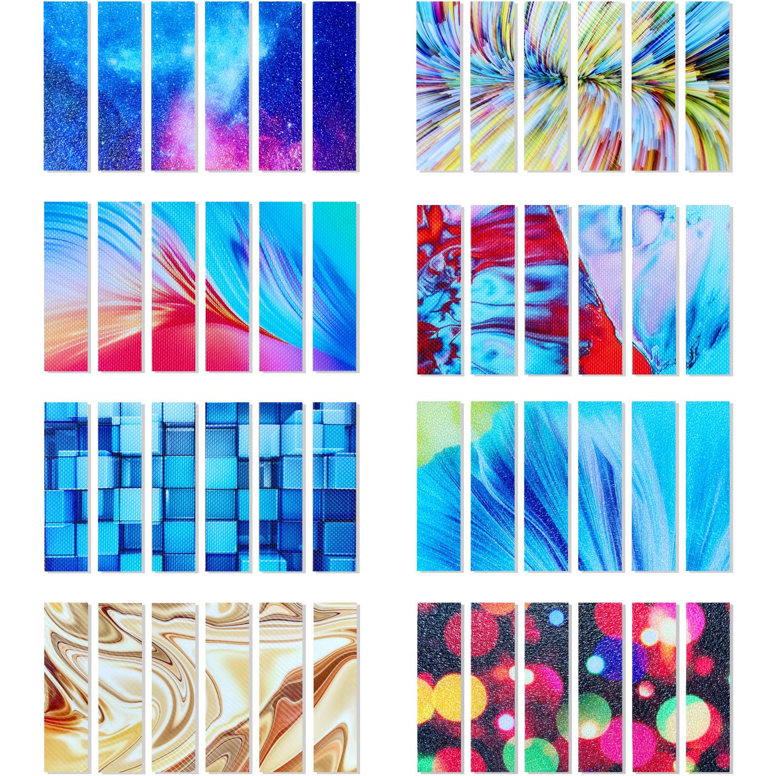 Amazon.com : 48 Pieces Calm Strips, Anxiety Sensory Stickers, Three ...