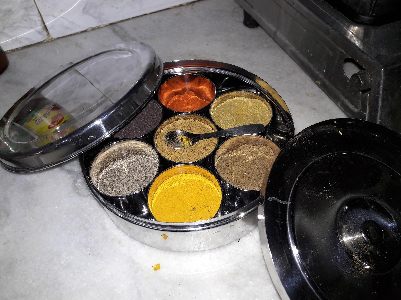 Buy Vinod Multi Steel Masala Container/Dabba, 1Piece (MDABBA 12) Online ...