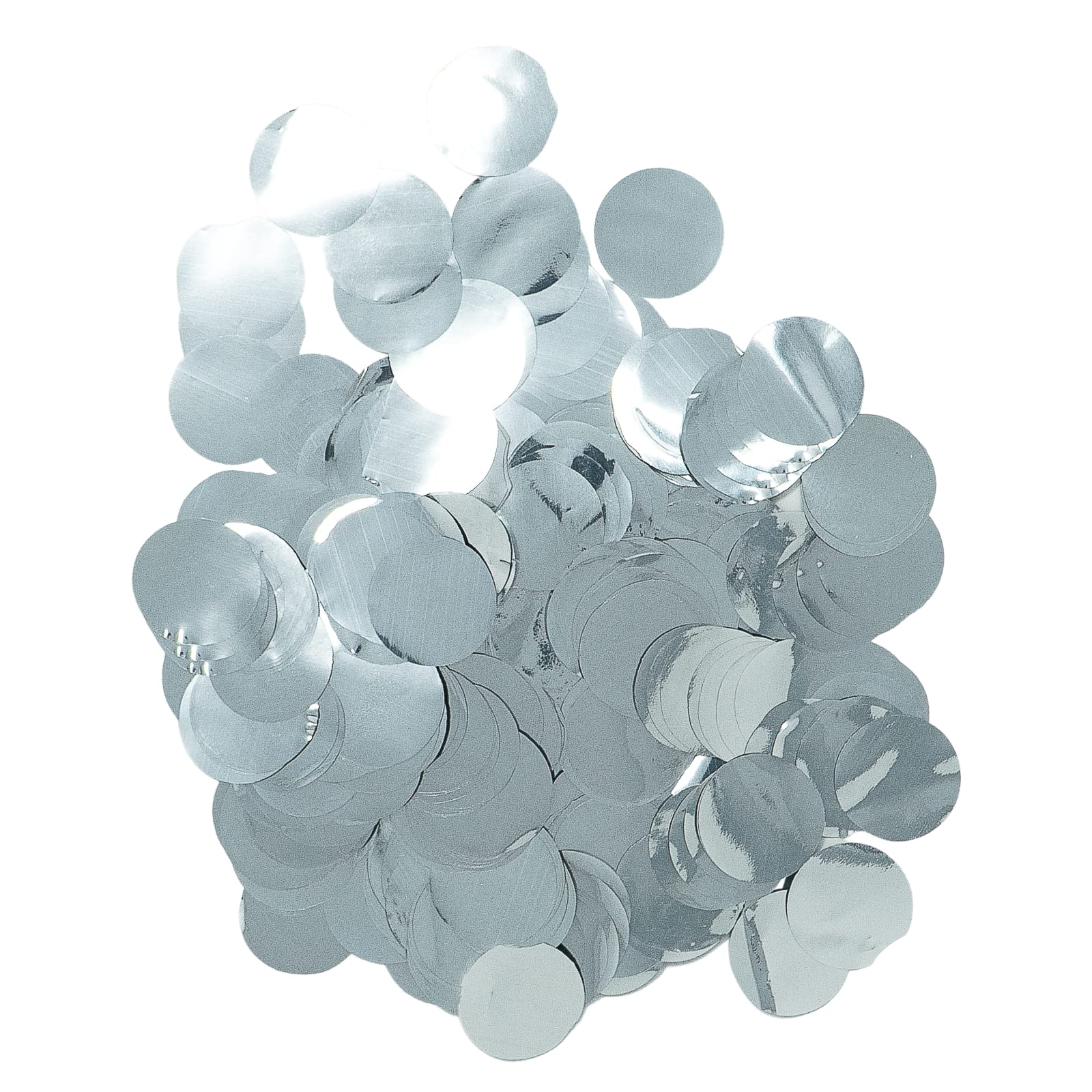 Amazon.com: Ultimate Confetti - 1" Silver Metallic Confetti Dots (1lb ...