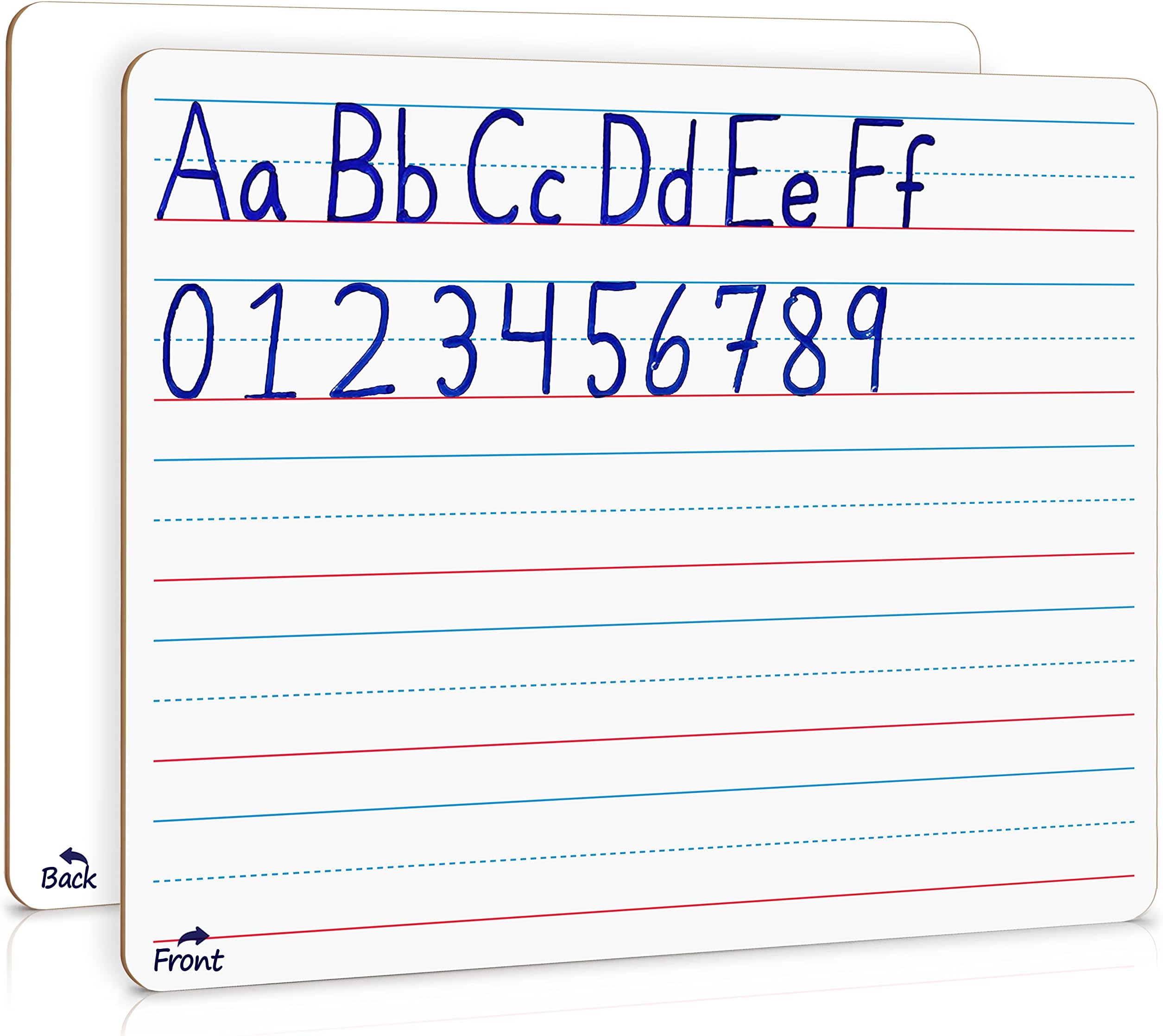 Amazon.com: Dry Erase Boards 6 Pack, Double Sided Magnetic Small ...