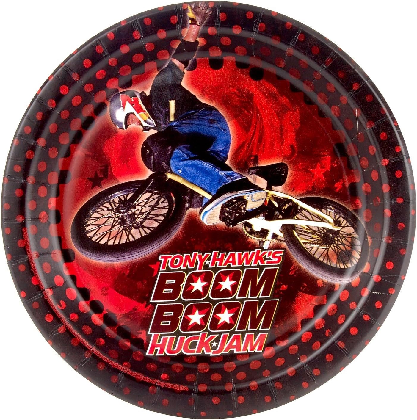 Amazon.com: Tony Hawk's New Boom Boom HuckJam Dessert Plates (8) : Home ...