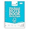 Q-Connect Ruled Margin Spiral Soft Cover Notebook 160 Pages A4 (5 Pack ...