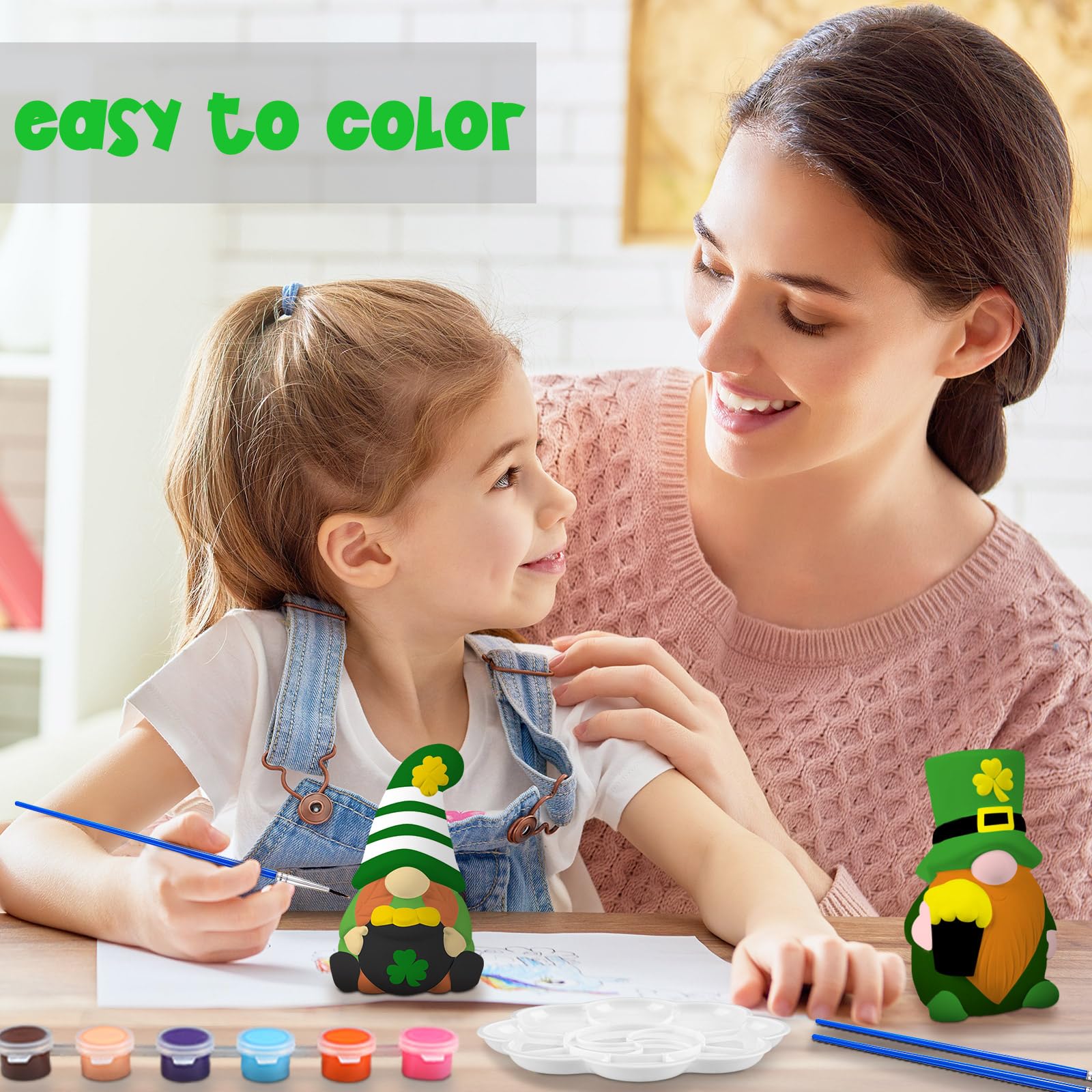Snapklik.com : Poen 6 Sets Ready To Paint Your Own Ceramic Gnome ...