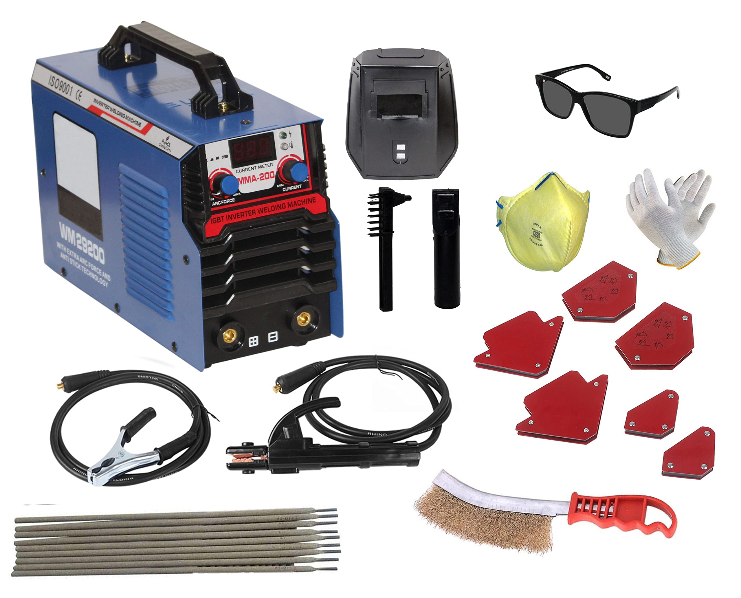 Digital Craft Inverter Arc Electric Welding Machine MMA 200 ARC IGBT ...