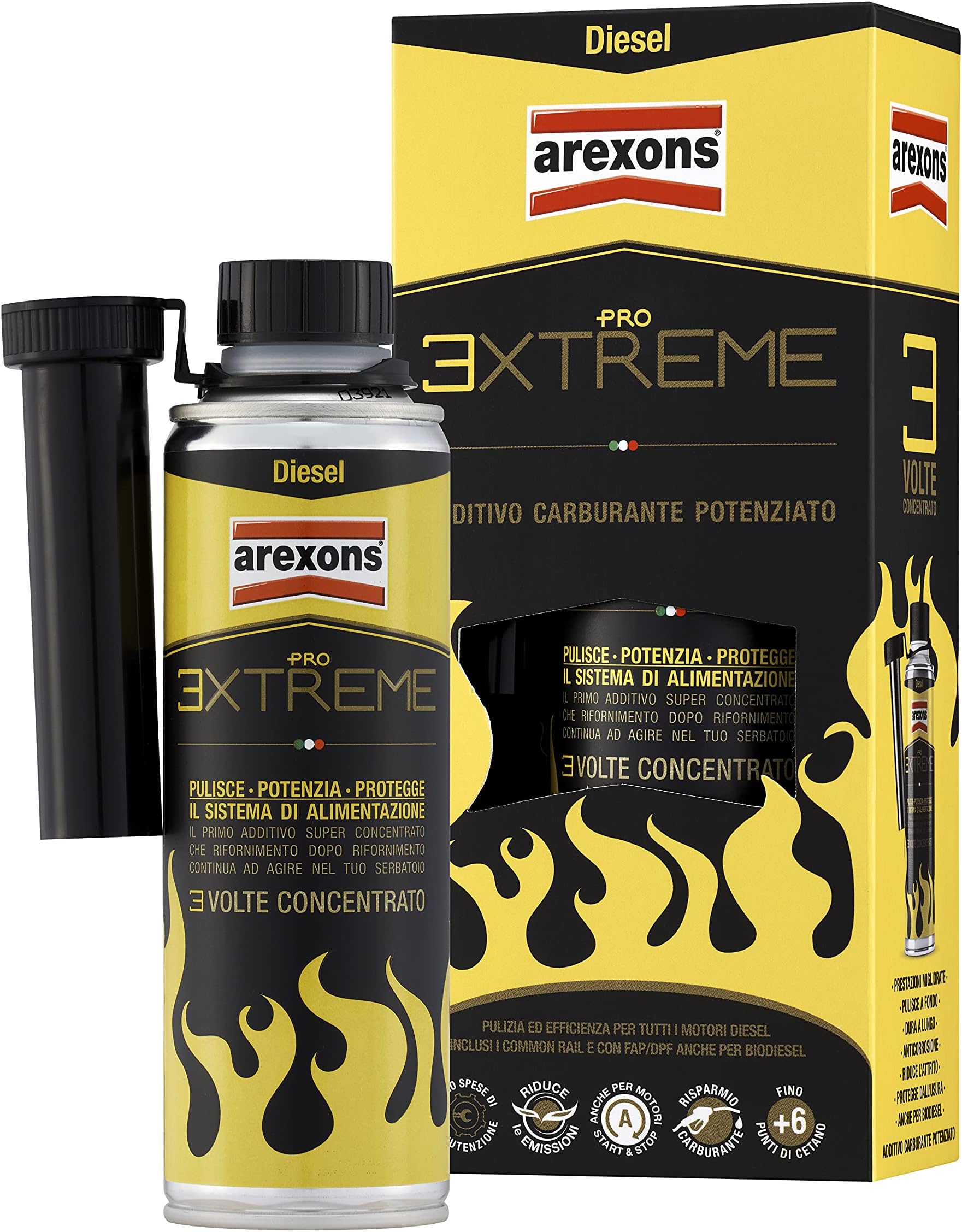 AREXONS Additivo PRO Extreme Diesel, 325 ml, Adatto per Tutti Motori ...