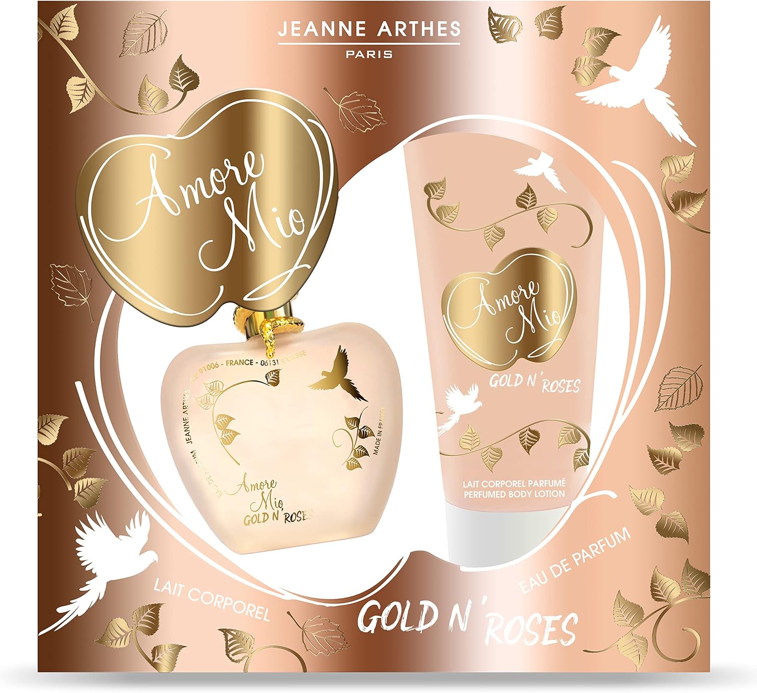 Jeanne Arthes - Coffret Amore Mio Gold'n Roses - Eau de Parfum 100ml ...