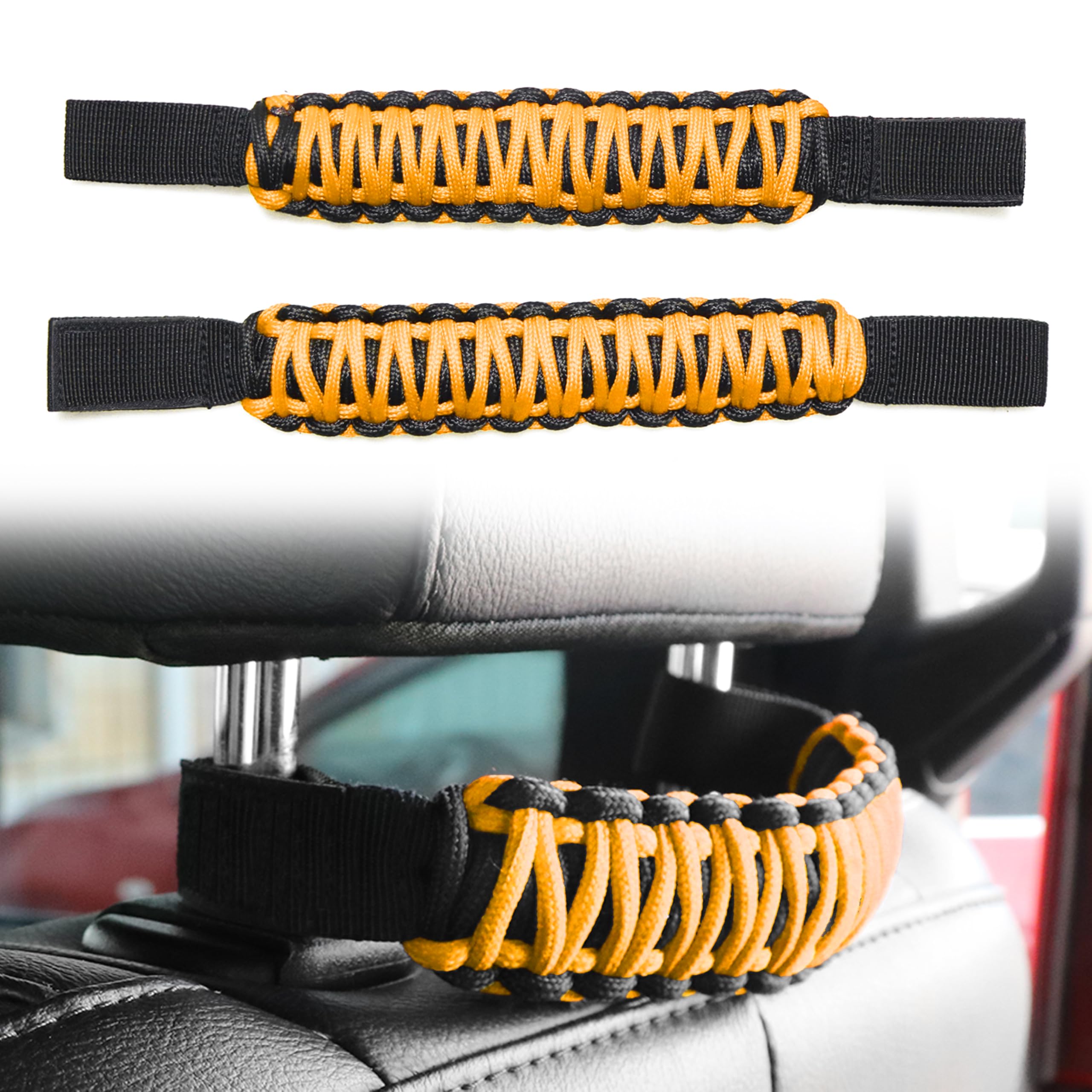 Snapklik.com : Sukemichi Headrest Grab Handles For Jeep Wrangler ...