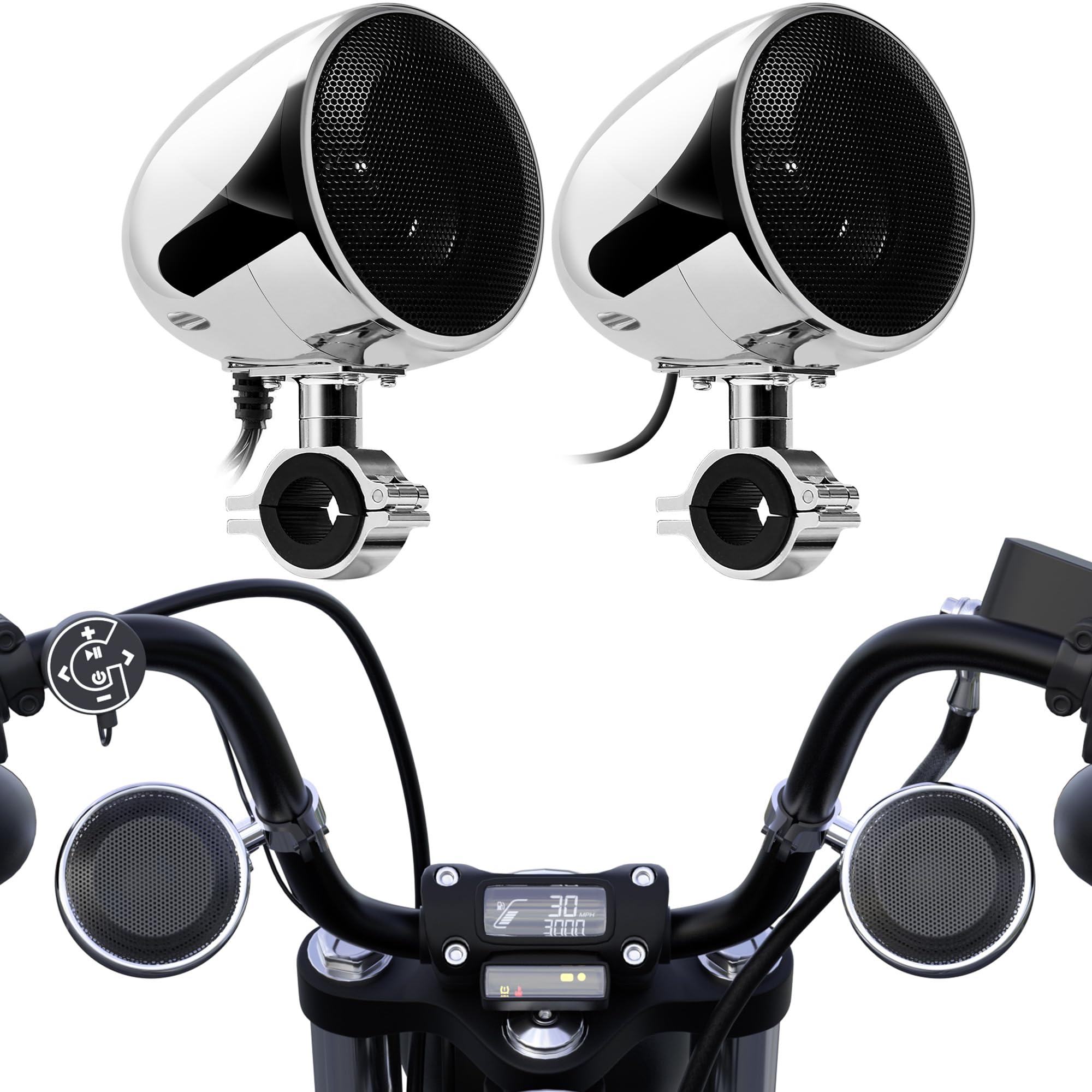 5 Best Motorcycle Bluetooth Speakers | True Highway-Speed Volume