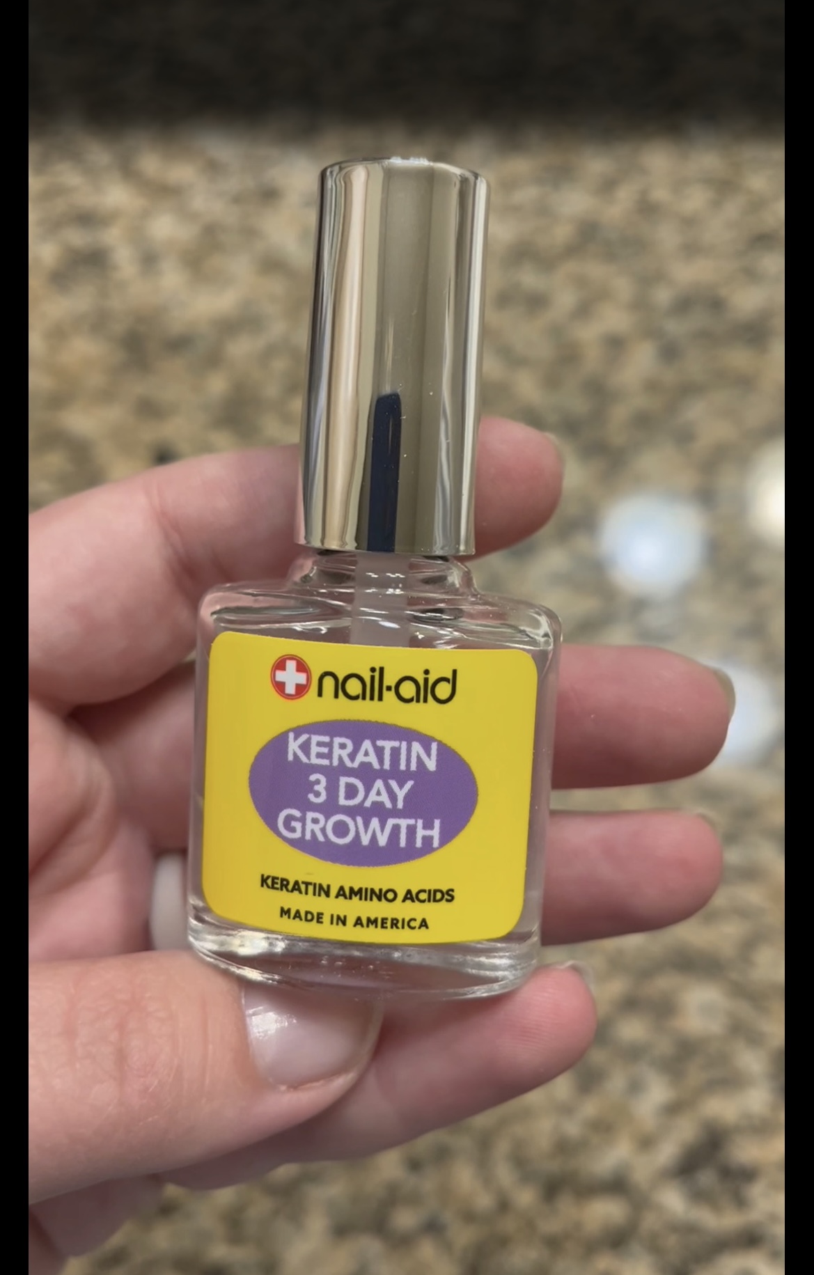 Watch Before & After Honest Review Keratin 3-Day Nail Growth Nail-Aid ...