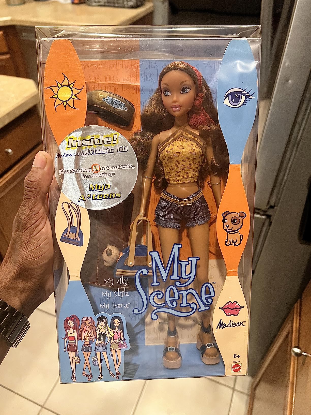 Amazon.com: My Scene Madison Doll with Denim Shorts and Leopard Print ...