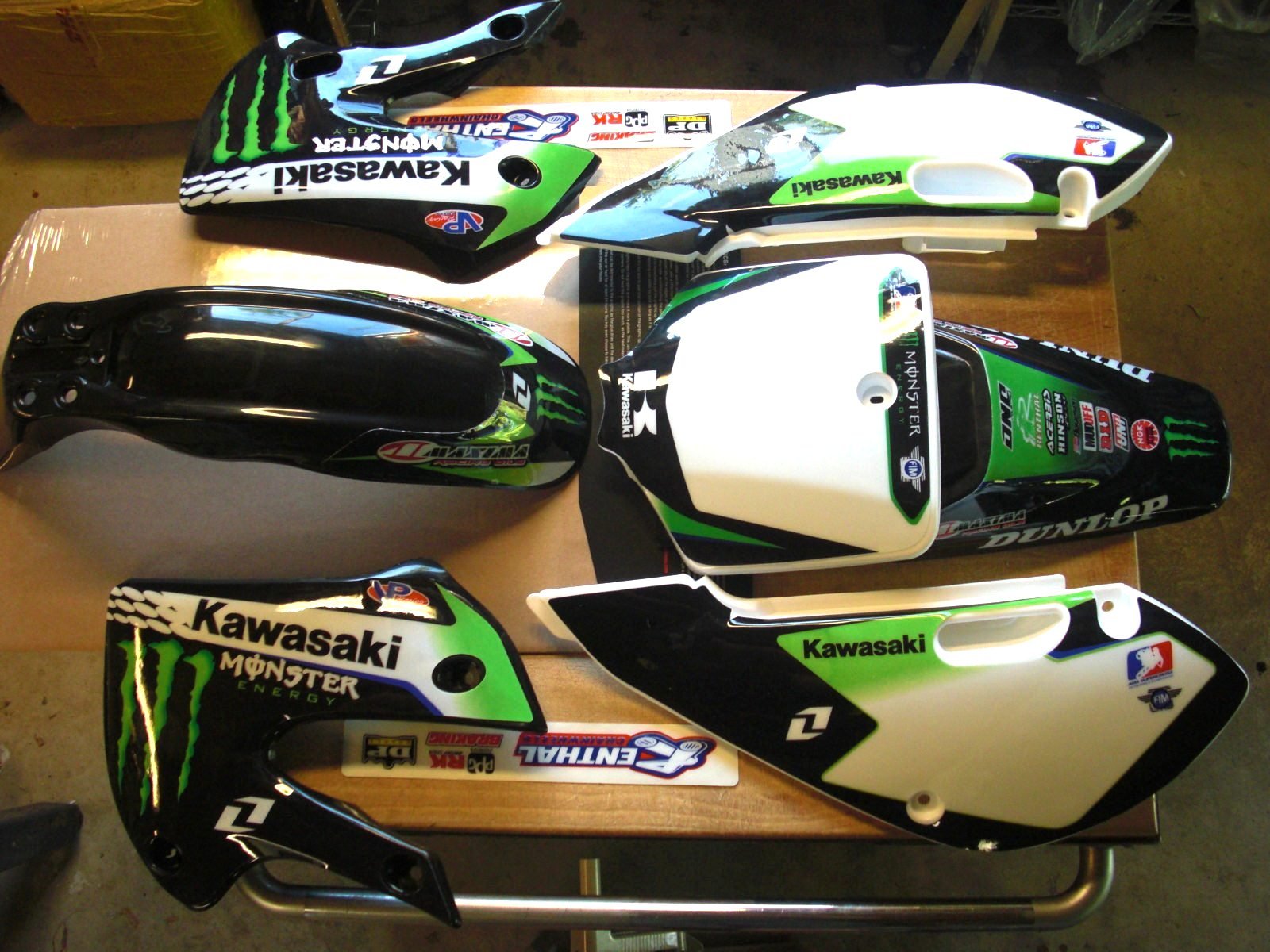 Kx65 Monster Energy Graphics Kit