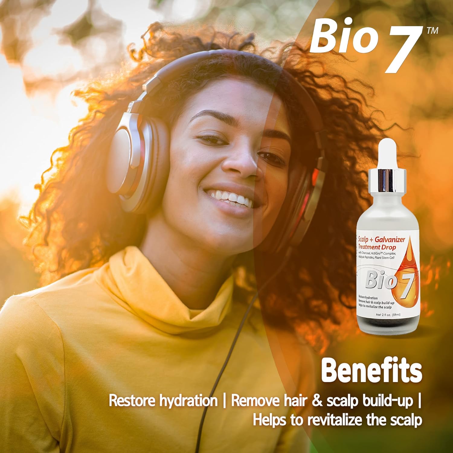 BIO7 SCALP + GALVANIZADOR Tratamiento gota con carbón, complejo de ...