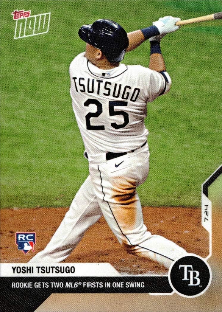 Amazon.com: 2020 Topps Now Baseball #10 Yoshi (Yoshitomo) Tsutsugo ...