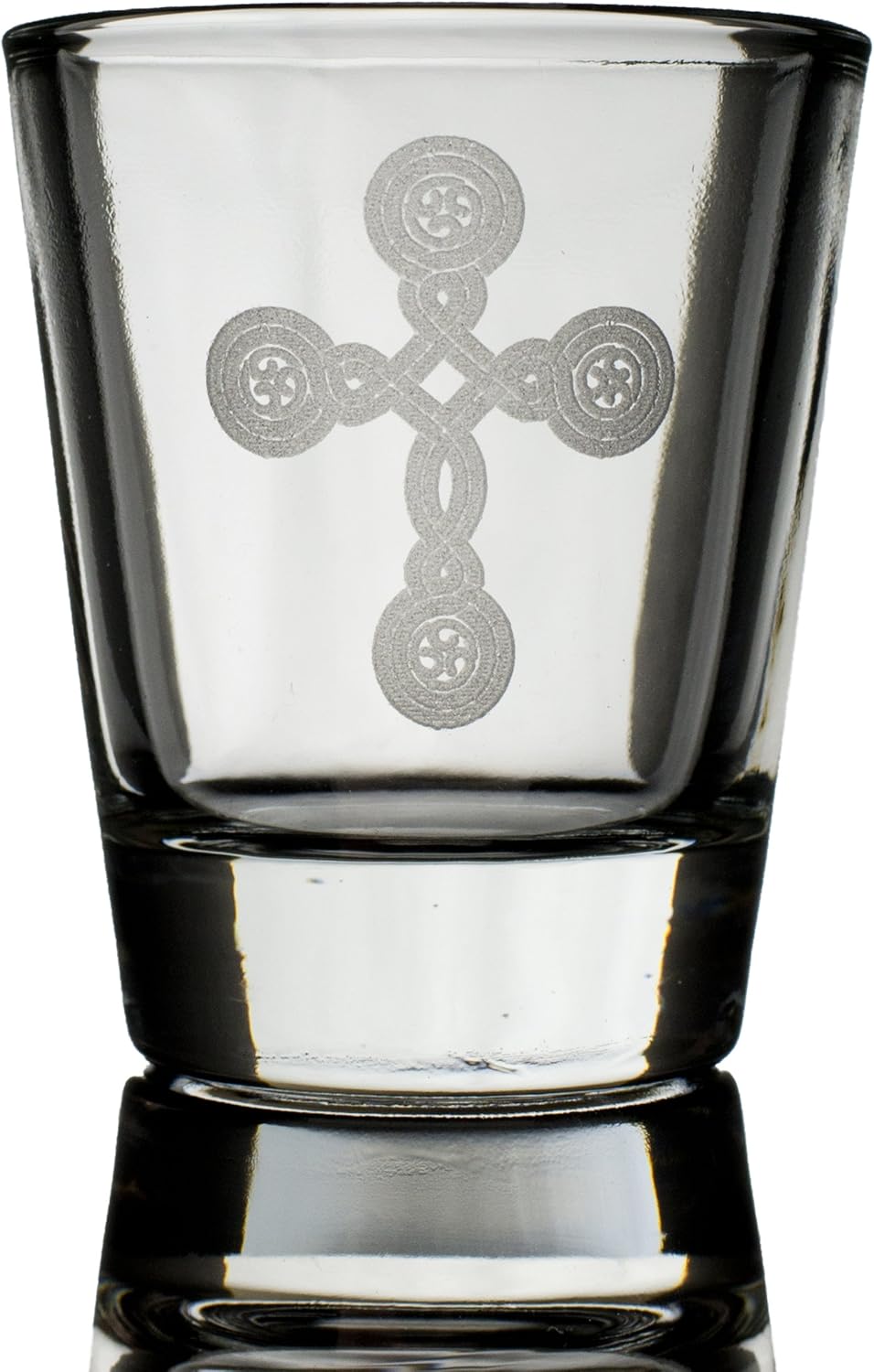 Amazon.com | 2oz Cross (one) Shot Glass: Shot Glasses