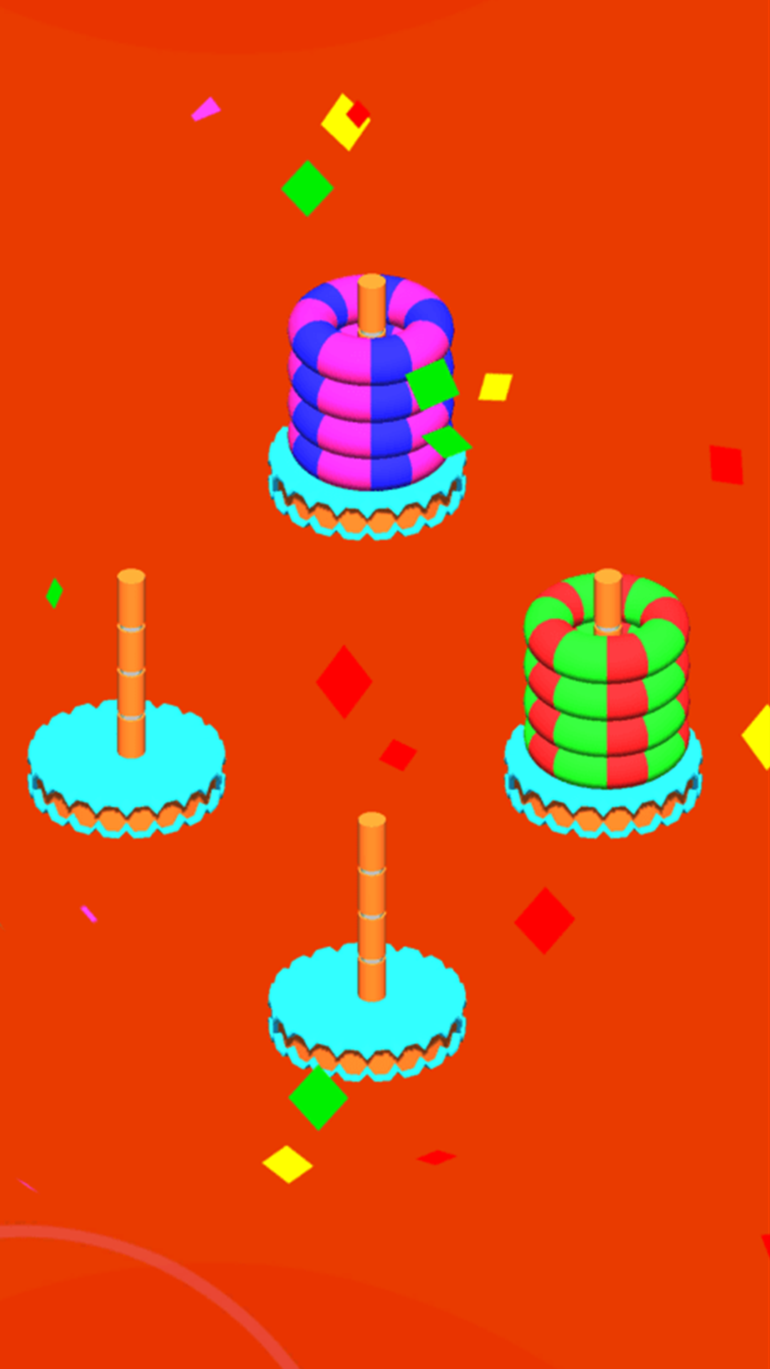 Slinky Sort Game New Hexa Sort & Color Sort Liquid Games for Donut Sort ...