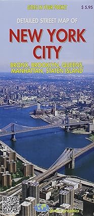 New York City 5 Boroughs Street Map (Brooklyn, Bronx, Manhattan, Staten ...