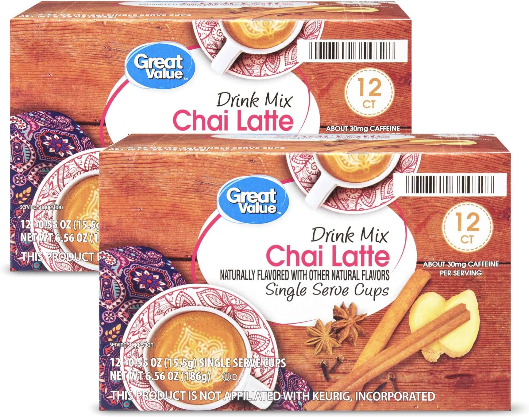 Amazon.com: Great Value Cappuccino Coffee and Hot Drink Single Serve ...