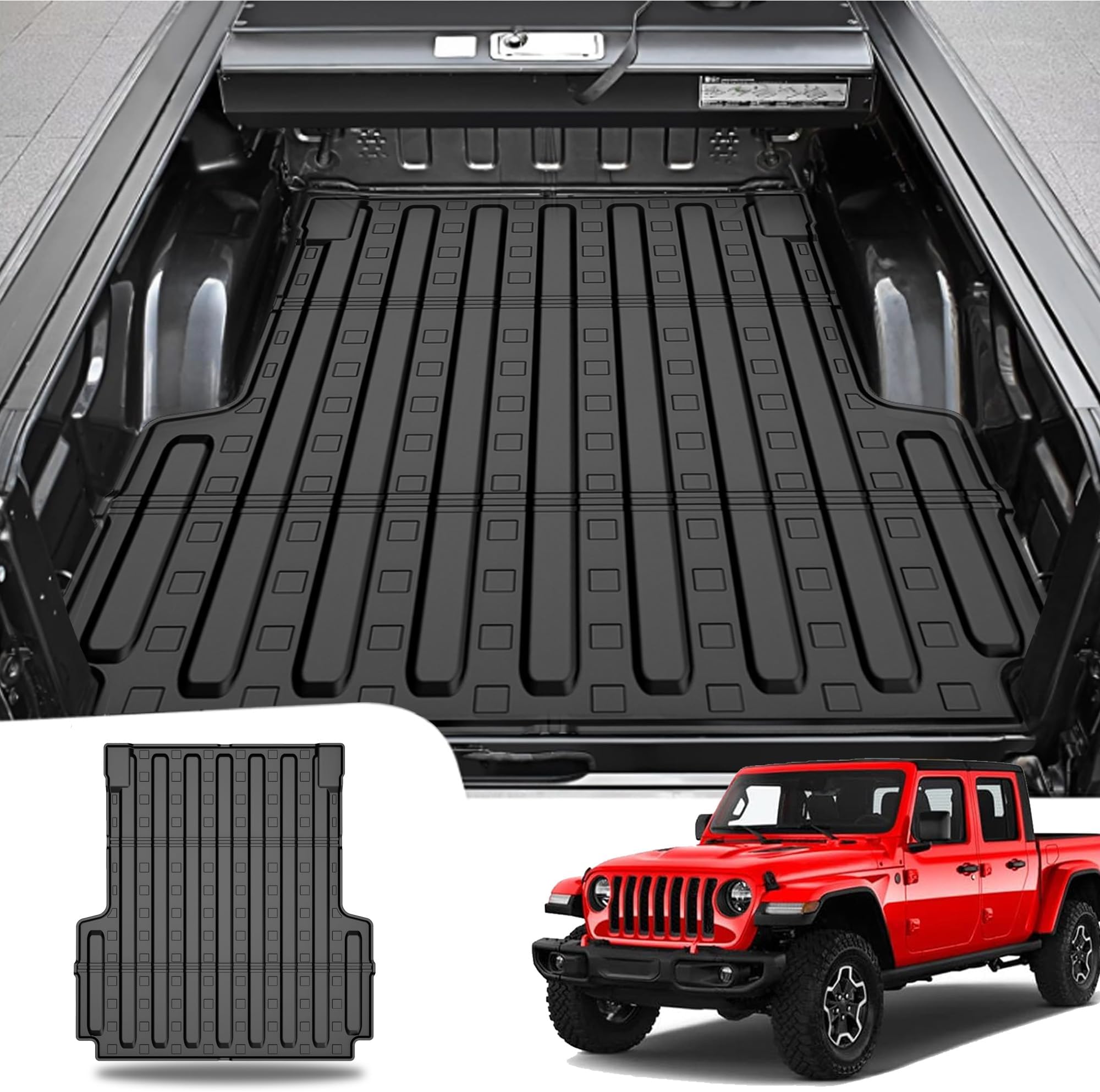 Amazon.com: AOMSAZTO Truck Bed Mat for 2020-2024 Jeep Gladiator JT All ...