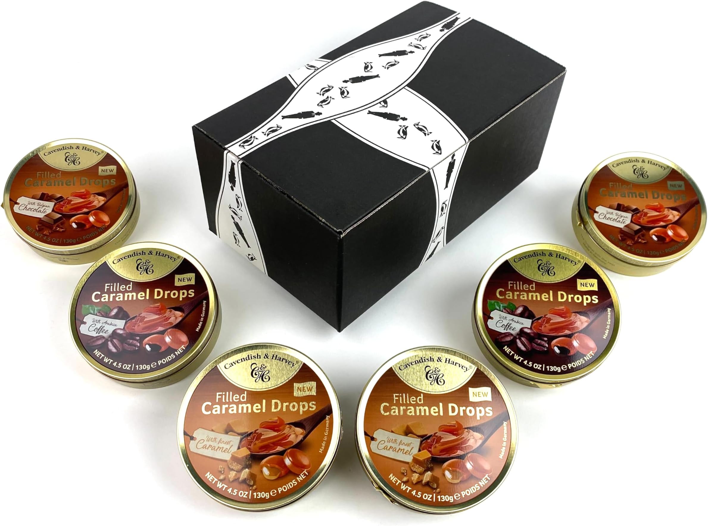 Amazon.com : Cavendish & Harvey Filled Caramel Drops 3-Flavor Variety ...