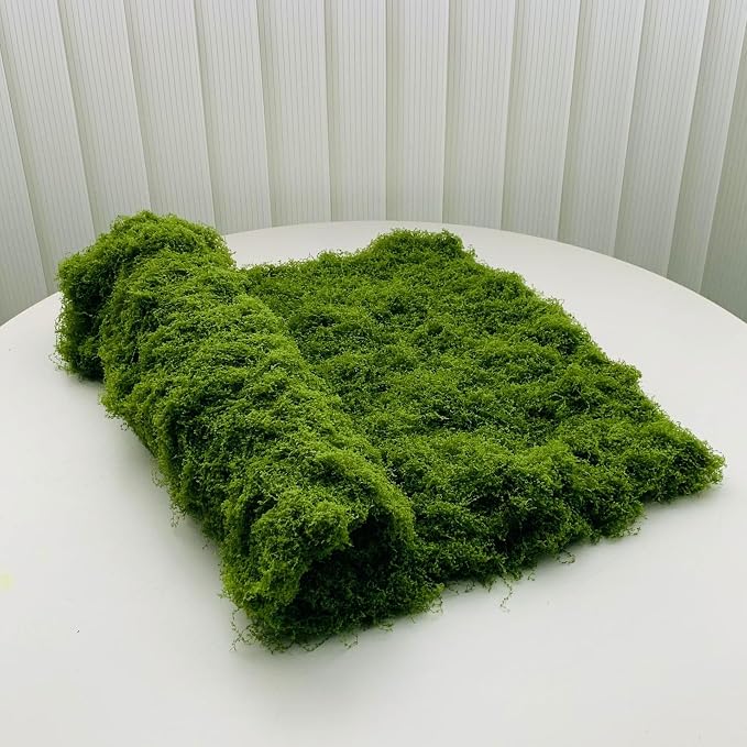 Amazon.com: Huamanyuancraft Artificial Moss mat, Green, 39.37 x 39.37 ...
