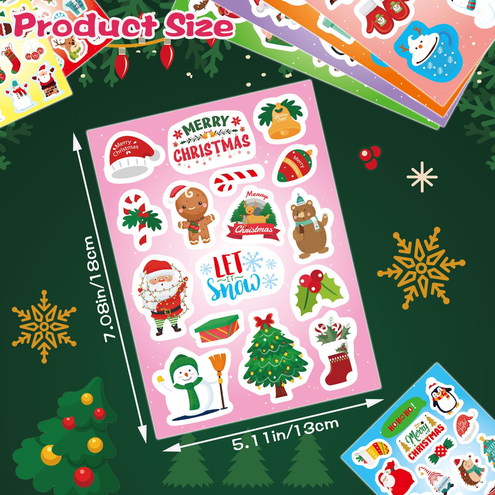 Holiday Gifts For Teens 234-Count Christmas Stickers Bulk Pack ...