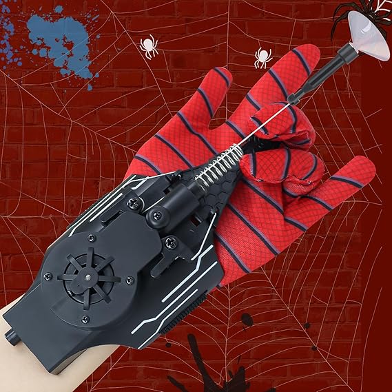 Amazon.com: Lumhew Spider Web Shooters, Web Launcher with Gloves ...