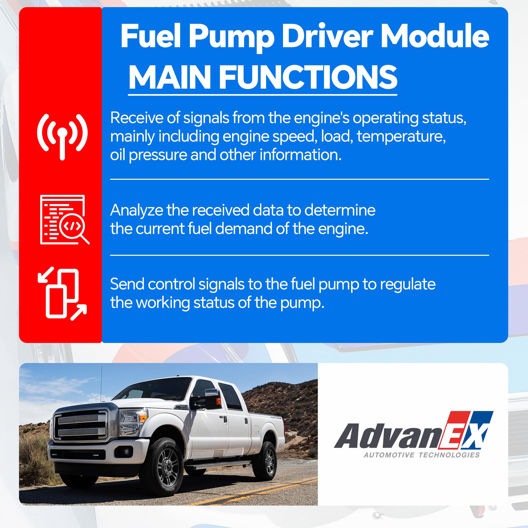Snapklik.com : AdvanEX Fuel Pump Driver Module Compatible