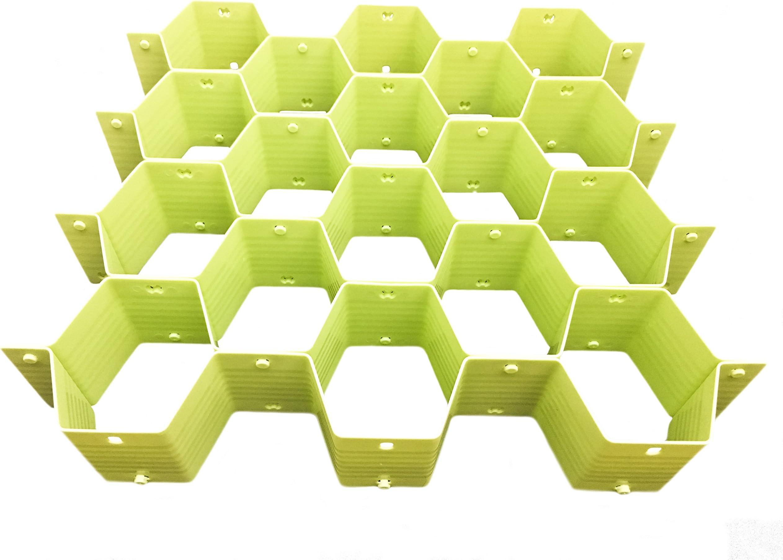 Amazon.com: JIAKAI Honeycomb Drawer Organizer，Partition Bee Style ...