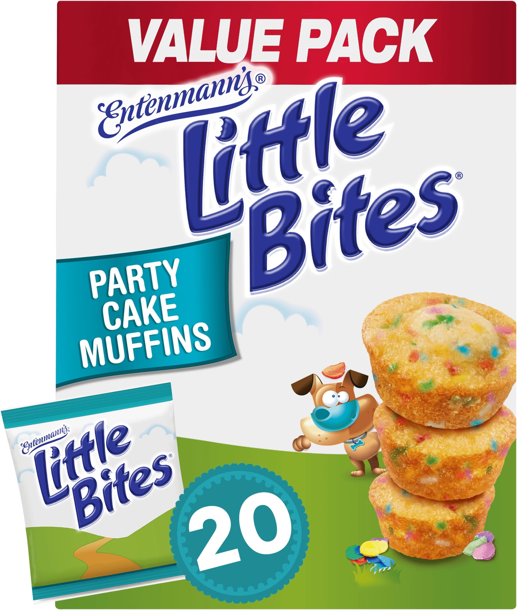 Amazon.com: (Value Pack) Little Bites Party Cake Muffins, 20 individual ...