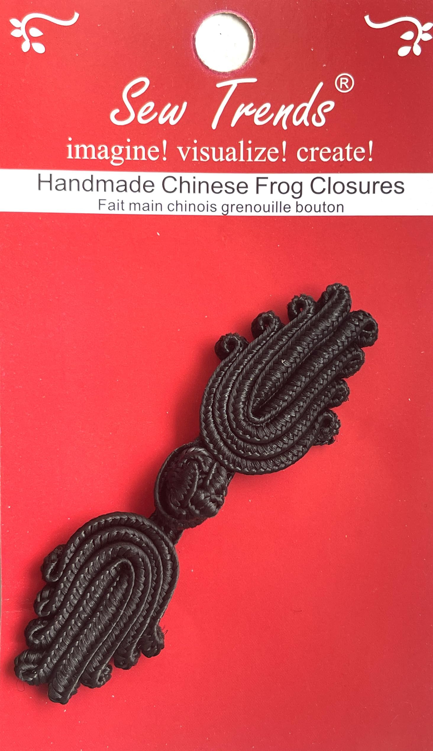 Amazon.com: Chinese Frogs Button Closures Hook & Eye Fastener - Sewing ...