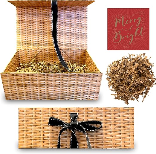 Hamper Baskets for Gifts Empty 16cmx27cmx10cm - Empty Gift Boxes with ...