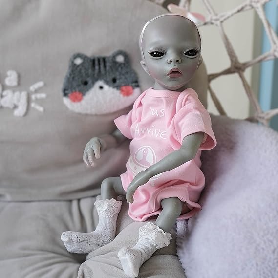 Amazon.com: Anano Alien Reborn Baby Doll Girl Realista Alien Baby Doll ...