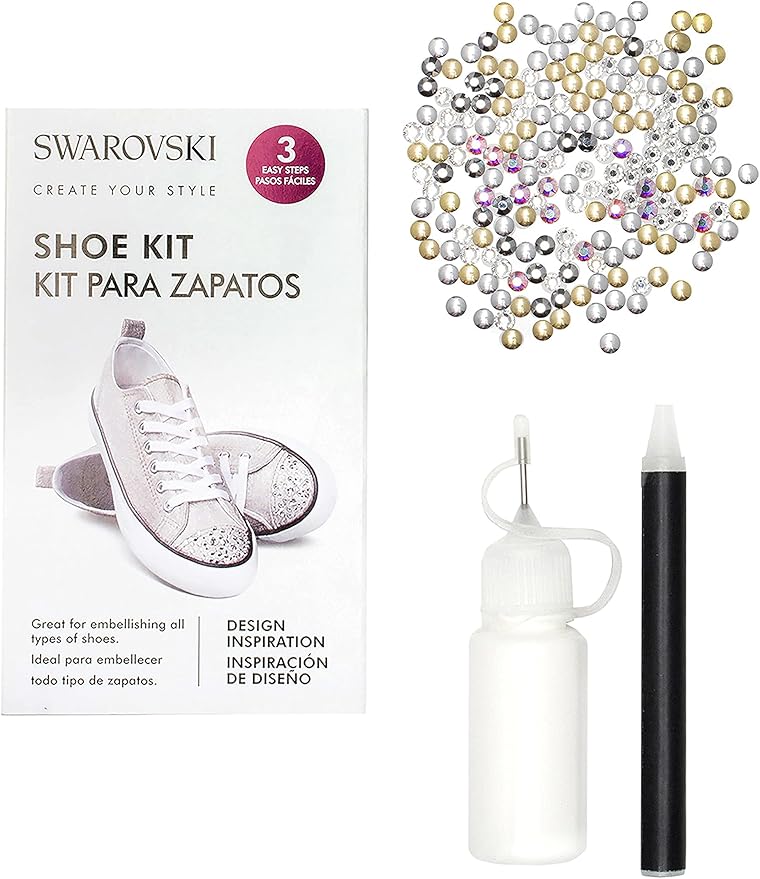 Amazon.com: Cousin DIY Flatback Shoe Embellishment Kit with Swarovski ...