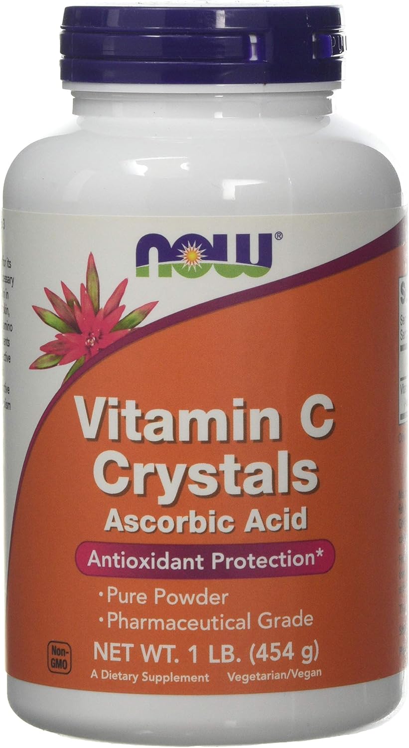 Amazon.com: NOW Foods Vitamin C Crystals, 1 lbs : Health & Household