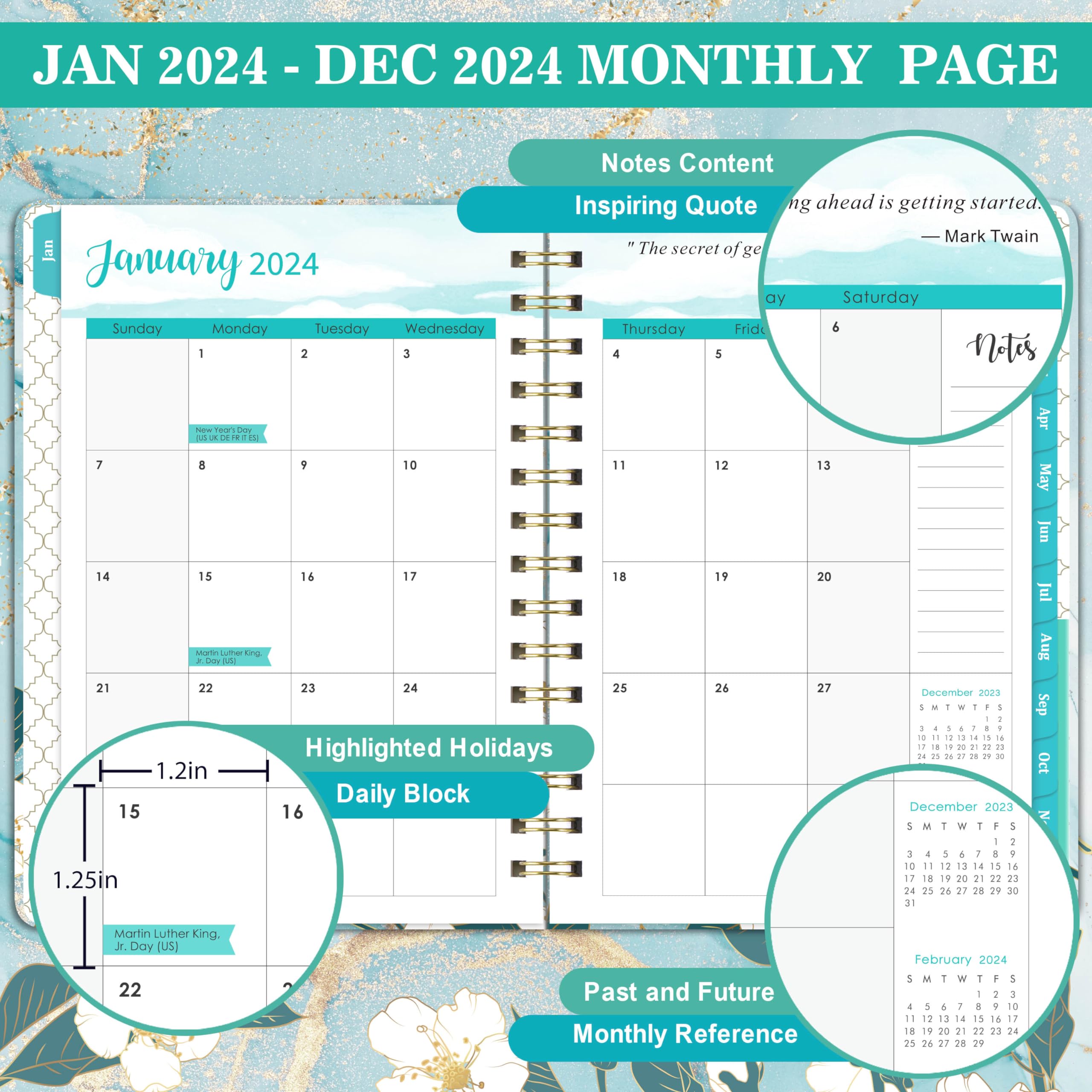 Snapklik.com : Planner 2023-2024,July 2023-June 2024, 63x84, 2023-2024 ...