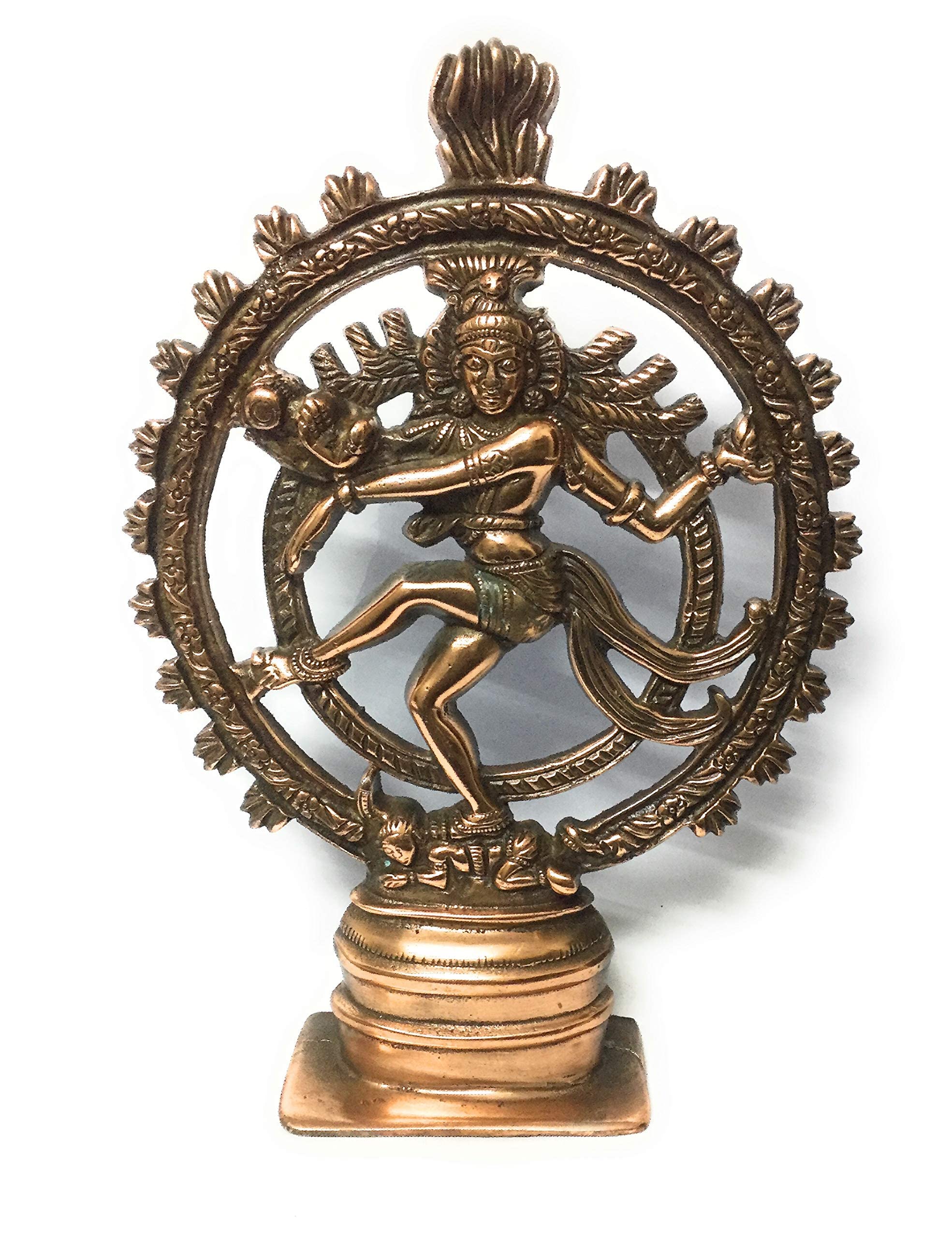 Buy Radhna Natraj Idol/Shiv Tandav Mudra Brass Idol/Dancing Shiva Idol ...