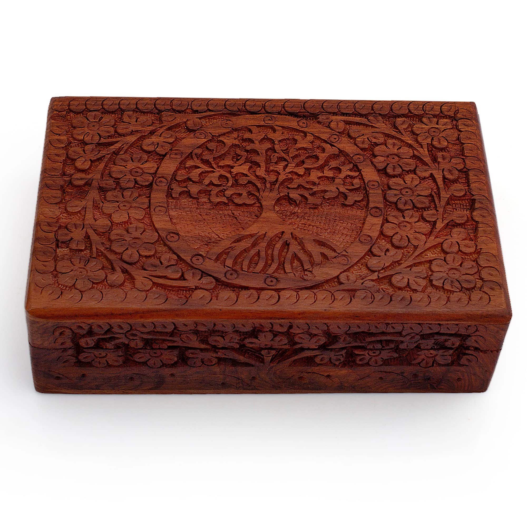 Amazon.com: Great Birthday Gifts Handmade Decorative Wooden Jewelry Box ...