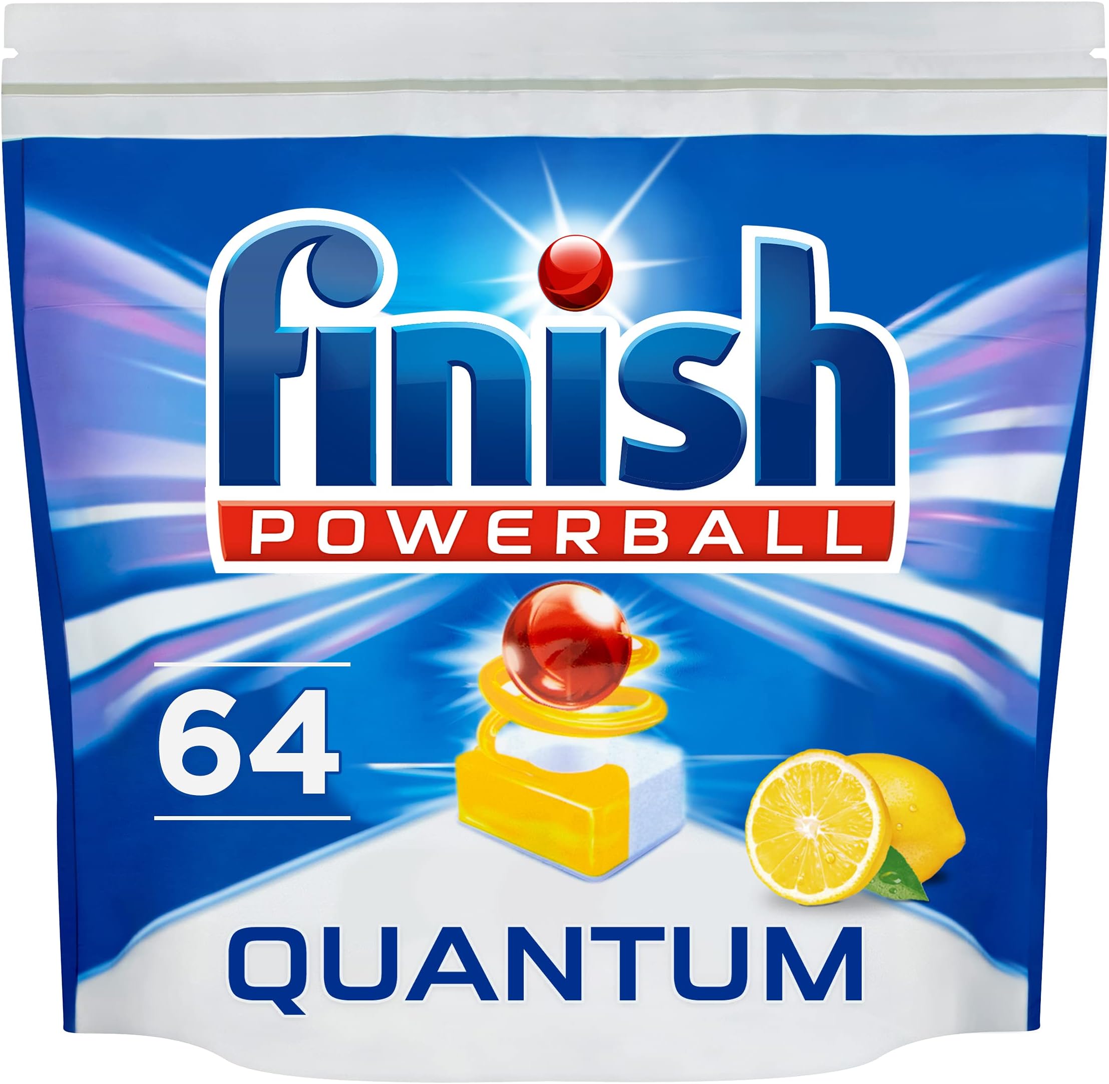 Amazon.com: Finish Powerball Quantum Lemon Sparkle Dishwasher : Health ...