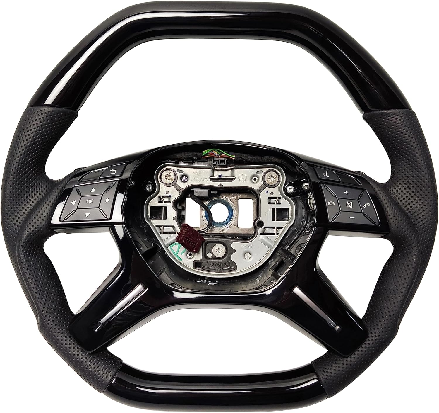 Amazon.com: Black Light Store Piano Black G Wagon Steering Wheel Flat ...