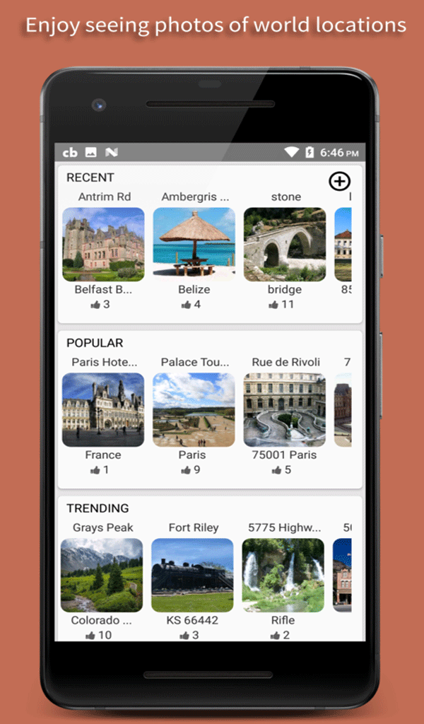 Snap Feed - Travel, Tourism Photos & Guide - App on Amazon Appstore