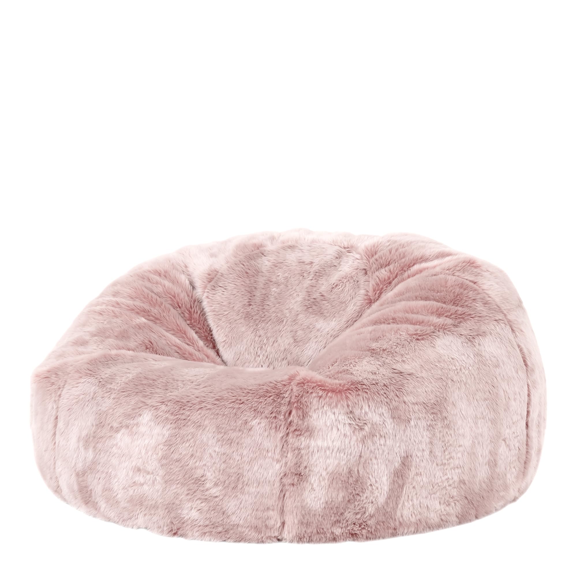 Fuzzy Pink Bean Bag Chairs Beanz | Long Faux Fur | Bean Bag | Soft