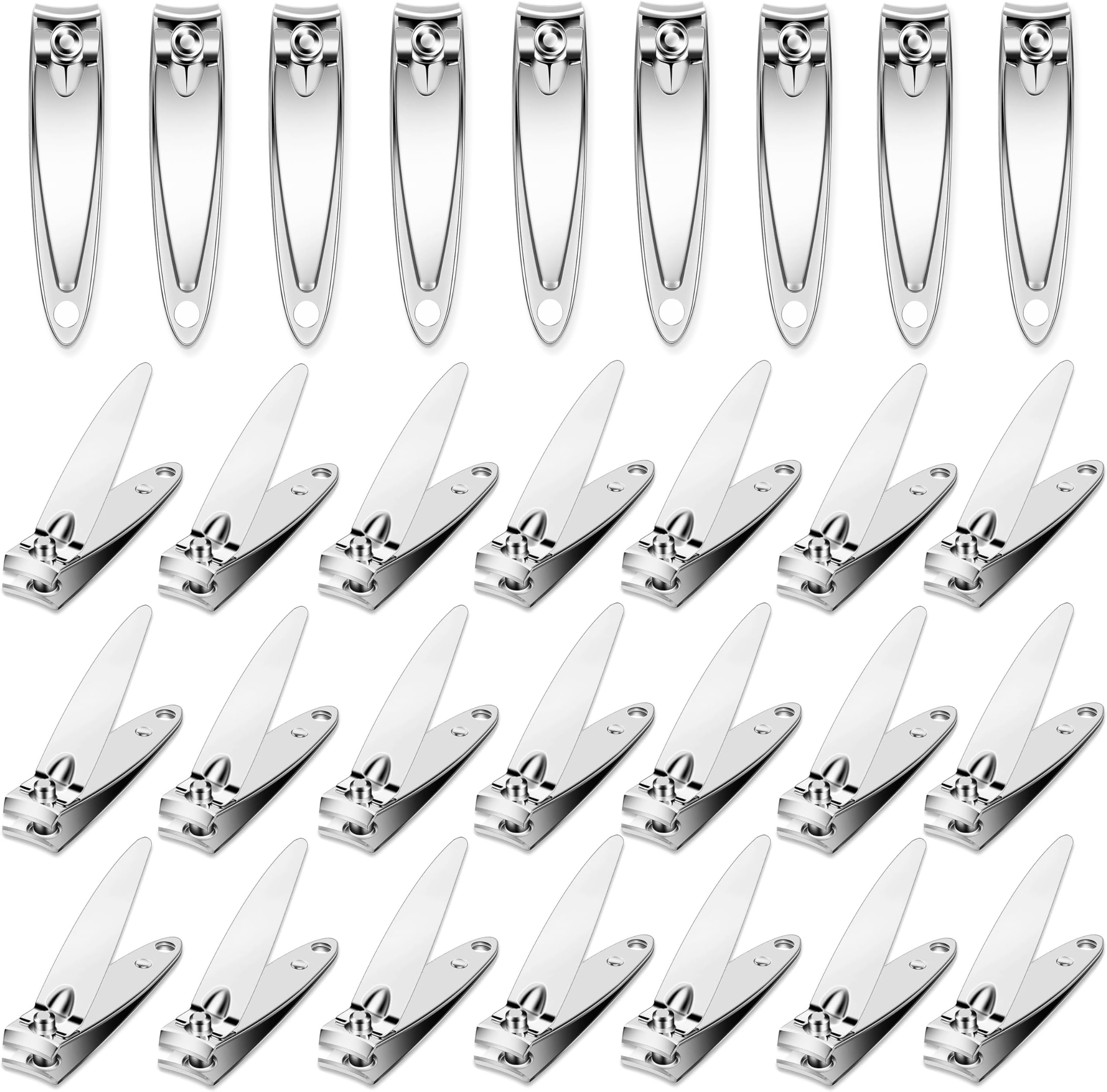 Amazon.com : Nail Clippers with File Bulk - 24 Pack Multipack for Women ...